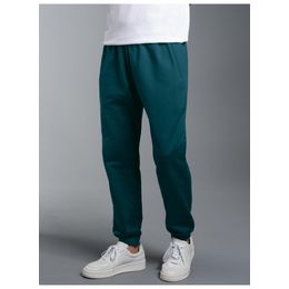 Sweathose TRIGEMA "TRIGEMA Jogginghose", Herren, Gr. M, US-Größen, blau (saphir), 70% Baumwolle, 30% Polyester, Sportlich, Hosen