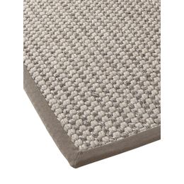 Teppich HEINE HOME Gr. 1, grau, B:60cm H:4mm L:90cm, Wolle, Teppiche
