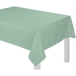 Tischdecke WIRTH "NEWBURY" Gr. 1, grün (mint), B:80cm L:80cm, Baumwolle, Polyester, Tischdecken