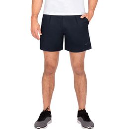Trainingshose TRIGEMA "TRIGEMA Tennis- und Freizeitshort", Herren, Gr. S, US-Größen, blau (navy), 48% Baumwolle, 48% Polyester, 4% Elastan, Hosen