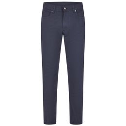 Br&uuml;hl Stoffhose BR&Uuml;HL "York DO", Herren, Gr. 29, EURO-Gr&ouml;&szlig;en, blau, 97% Baumwolle, 3% Elasthan, unifarben, lang, Hosen Stoffhose, im klassischen 5-Pocket Style