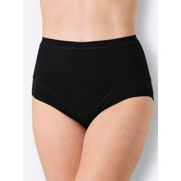 wäschepur Taillenslip WÄSCHEPUR, Damen, Gr. 38, schwarz, 95% Baumwolle, 5% Elasthan, Unterhosen