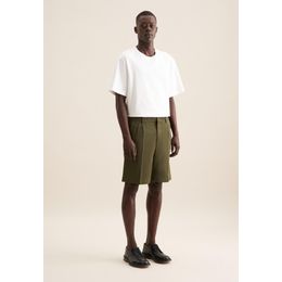 Shorts Seidensticker "Schwarze Rose", Herren, Gr. 46, Normalgrößen, grün (olive), 97% Baumwolle 3% Elastan, unifarben, Hosen