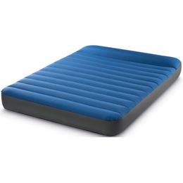 Luftbett Intex "Camping-Matratze Truaire Dura-Beam mit USB150 Pumpe" Gr. 137, blau (blau, anthrazit), Luftbetten, B/H/L: 137cm x 22cm x 191cm, Polyurethan, mit Aufbewahrungs-Tasche, B:137cm H:22cm L:191cm