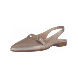 Gabor Damen Slingpumps "Gabor Ballerinas Leder", Gr. 42puder, Leder, Schuhe
