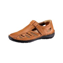Kletterschuh, Herren, Gr. 43, braun (camel), Glattleder, Schuhe