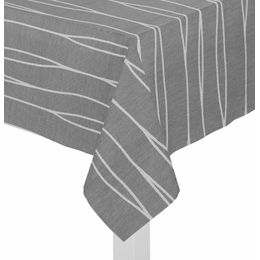 Tischdecke WIRTH "DALLAS" Gr. 4, schwarz, B:130cm L:190cm, Kunstfaser, Tischdecken, Tischdecke