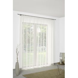 Vorhang WIRTH "Bettina" Gr. 13, beige (champagner), B:300cm H:225cm, Polyester, Gardinen, Store