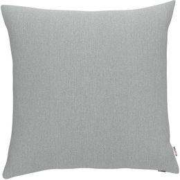 Neutex for you! Kissenhülle NEUTEX FOR YOU "Monza-ECO" Gr. 1, grau (silbergrau), B:38cm L:38cm, Baumwolle, Bezug: 53% Polyester, 44% Baumwolle, 3% sonstige Fasern, Kissenbezüge, ohne Füllung
