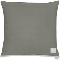 Dekokissen Apelt "3900" Gr. 1, grau (grau, unifarben), B:39cm H:5cm L:39cm, Obermaterial: 100% Polyacryl. Füllung: 100% Polyester, Dekokissen_Sitzkissen_Kissenhüllen