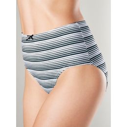 wäschepur Taillenslip WÄSCHEPUR, Damen, Gr. 40, schwarz-weiß (sortiert), 95% Baumwolle, 5% Elasthan, Unterhosen
