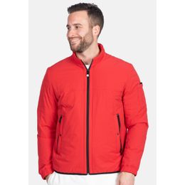 Outdoorjacke NEW CANADIAN "All Season", Herren, Gr. 64, rot, 100% Polyester, unifarben, kurz, hoch geschlossener Ausschnitt, Jacken Outdoorjacke, mit praktischer Armtasche