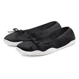 Sneaker Ballerinas Lascana, Damen, Gr. 36, schwarz, Obermaterial: 100% Textilmaterial. Decksohle: 100% Textilmaterial. Laufsohle: 100% Synthetik, unifarben, Schuhe, Slipper, Halbschuh, ultraleicht zum Reinschlüpfen VEGAN