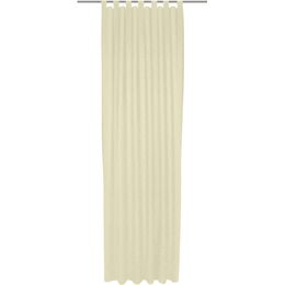 Vorhang WIRTH "Westport" Gr. 3, beige (natur), B:132cm H:225cm, Jacquard, Polyester, Gardinen