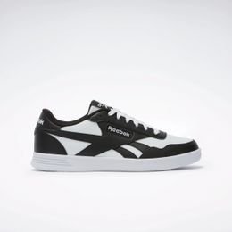 Sneaker Reebok CLASSIC "REEBOK COURT ADVANCE", Damen, Gr. 40, wei&szlig; (ftwrwei&szlig;, schwarz, chrome), Synthetik, Schuhe Sneaker