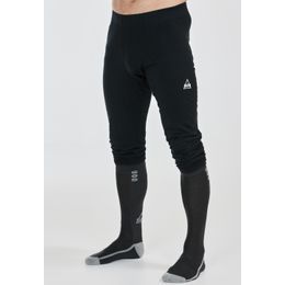 Thermohose SOS "Nuuk", Damen, Gr. S, EURO-Größen, schwarz, 100% Wolle, unifarben, lang, Hosen Thermohose, aus mulesingfreier Merinowolle