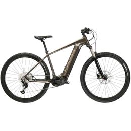 E-Bike KROSS "KROSS E-MTB Level Boost 2.0 29" braun" Gr. 51, braun (braun, schwarz), Elektrofahrräder, 51cm, 29 Zoll (73,66cm), Pedelec, Elektrofahrrad für Damen und Herren