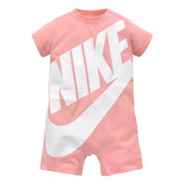 Body Nike Sportswear "für Kinder", Kinder, Gr. 56, N-Gr, rot (bleached coral), Jersey, Obermaterial: 100% Baumwolle, bedruckt, Rundhals, abgesteppt, Bodys, für Kinder