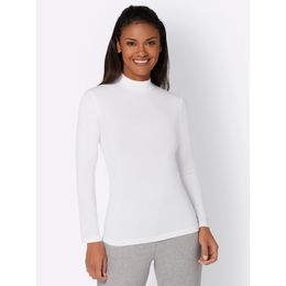 wäschepur Unterziehshirt WÄSCHEPUR, Damen, Gr. 38, beige (champagner), 95% Modal, 5% Elasthan, Turtleneck, Unterhemden
