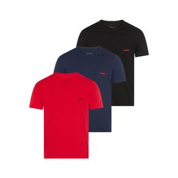 T-Shirt HUGO UNDERWEAR "RN TRIPL", Herren, Gr. M50, open miscellaneous 990, Jersey, Obermaterial: 100% Baumwolle, Basic, regular fit, Rundhals, eingesetzt normaler Saum, Shirts, mit Rundhalsausschnitt