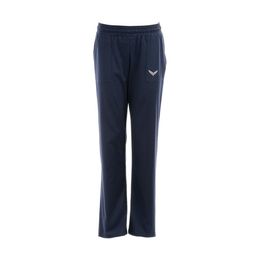 Jerseyhose TRIGEMA "TRIGEMA Hose DELUXE Baumwolle", Herren, Gr. M, US-Gr&ouml;&szlig;en, blau (navy), 100% Baumwolle, Hosen Jerseyhose