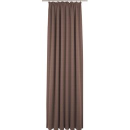 Vorhang WIRTH "Torbole" Gr. 2, orange (terrakotta), B:132cm H:145cm, Jacquard, Baumwolle, Polyester, Gardinen
