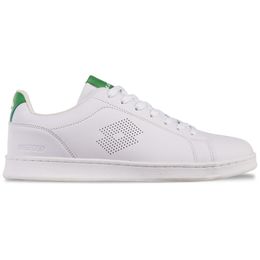 Sneaker Lotto, Damen, Gr. 40, gr&uuml;n (wei&szlig;, gr&uuml;n), Synthetik, clean, Schuhe Sneaker, - in sportivem Retro Tennis Design