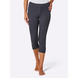 wäschepur Lange Unterhose WÄSCHEPUR, Damen, Gr. 40, grau, 100% Baumwolle, Unterhosen