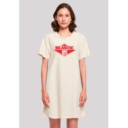 Shirtkleid F4NT4STIC "The Beastie Boys", Damen, Gr. 4XL, weiß (sandweiß), Obermaterial: 100% Baumwolle, regular fit, Rundhals, ohne Bündchen, Kleider, Premium Qualität