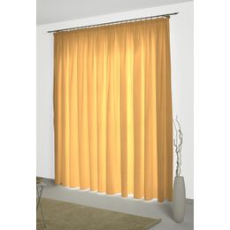 Vorhang WIRTH "NEUFAHRN" Gr. 1, rot (apricot), B:135cm H:145cm, Jacquard, Polyacryl, Polyester, Gardinen
