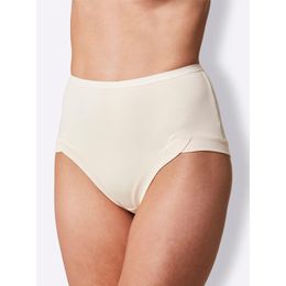 wäschepur Taillenslip WÄSCHEPUR, Damen, Gr. 42, beige (elfenbein), 95% Baumwolle, 5% Elasthan, Unterhosen