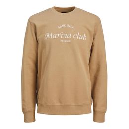 Jack & Jones JACK & JONES Sweatshirt 'Ocean Club' Herren Größe XXL camel / offwhite
