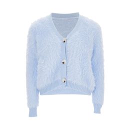 swirly Strickjacke Damen Gr&ouml;&szlig;e M hellblau