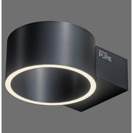 Paul Neuhaus PURE Clipse Wandleuchte LED Grau, 2-flammig