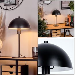 hofstein Pilzlampe Sandvig Tischleuchte Schwarz, 1-flammig