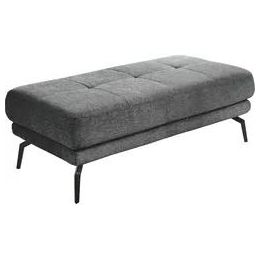 Hocker DIE PLANBAR "MP-IN20126", grau (anthrazit), B:132 H:45 T:68, 100% Polyester, Hocker, Sitzhocker, in Bezug Mircrofaser
