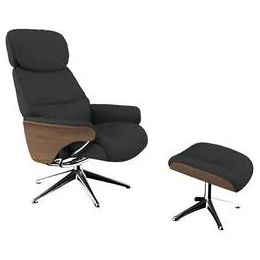 Relaxsessel FLEXLUX "Aarhus, Gepolsterter Funktionssessel, Skandinavisch design, Armlehnen", grau (dervit grau), B:82cm H:112cm T:87cm, 100% Polyester, Sessel, Relaxfunktion & Kopf- Rückenverstellung