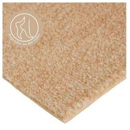 Teppichboden ANDIAMO "Catania, Velours, Gesamth&ouml;he 7,5 mm, Luxusklasse LC1", beige (dunkelbeige), B:500cm L:600cm, Kunstfaser, Teppiche, meliert, Breite 400 cm oder 500 cm, strapazierf&auml;hig & pflegeleicht