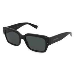 Dolce & Gabbana Dolce&Gabbana 0DG4460 | Herren-Sonnenbrille | Fassung: Vollrand, Quadratisch, Acetat, Schwarz | Glasfarbe: Grau