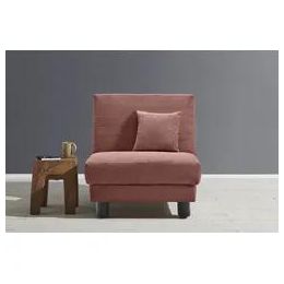 ell+ell Sessel ELL + ELL "Enny", rot, B:85 H:85 T:100, 100% Polyester, Sessel, Schlafsessel Einzelsessel