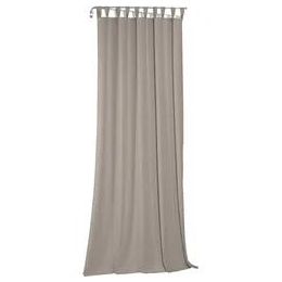 Vorhang WIRTH "Sunday", braun, B:142cm H:345cm, Baumwolle, Polyester, Gardinen, nach Maß