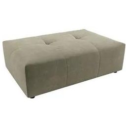 Polsterhocker 3C Candy "Yoshy", grün (oliv), B:120 H:41 T:83, 100% Polyester, Hocker, Passend zur Serie Yoshy