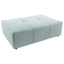Polsterhocker 3C Candy "Yoshy", blau (hellblau), B:120cm H:41cm T:83cm, 88% Polyester, 12% Polyacryl, Hocker, Passend zur Serie Yoshy