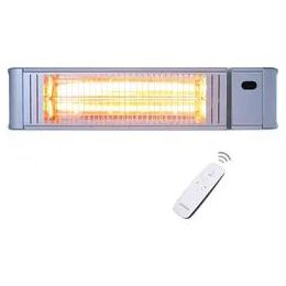 VASNER Heizstrahler "Wand / Decke, silber, Teras X20", silber (silberfarben), B:66 H:11 T:14, Heizstrahler, abgerundetes Design