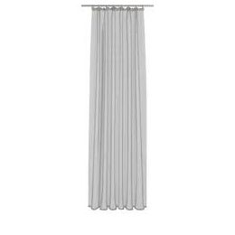 Gardine WIRTH "Chiara" Gr. 7, grau, B:450cm H:145cm, Jacquard, Polyester, Gardinen