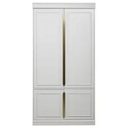 Garderobenschrank Woood "Organize", grau, B:110cm T:44cm, Holzwerkstoff, Schränke, viel Stauraum, Höhe 215 cm