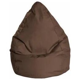 Sitzsack SITTING POINT "BRAVAL L", braun, B:70 H:90 T:70, Polyester, Sitzsäcke