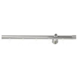 Innenlaufschiene GOOD LIFE "Gorra" Gr. 5, silber (edelstahlfarben), L:200 Ø:20, Aluminium, Gardinenstangen