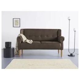 Küchensofa Home Affaire "Moro", braun (dunkelbraun), B:174cm H:99cm T:73cm, Sofas, in verschiedenen Stoffe und Farben