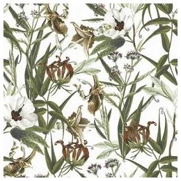 Vliestapete SUPERFRESCO EASY "Urban Floral", rot (rot, grün), B:0,53 L:10, Vlies, Tapeten, 1000 cm Länge